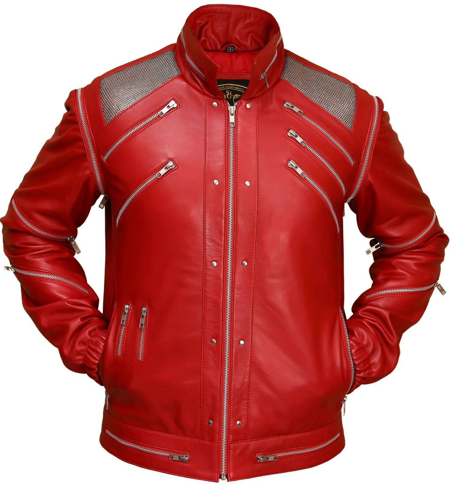 Red Beat It Leather Jacket – Superior Leather